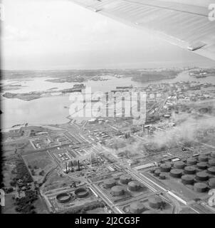 The Isla Refinery in Curacao ca. October 1, 1955 Stock Photo - Alamy