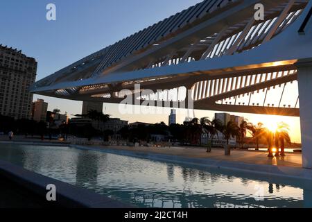 At Maua Square the Museum of Tomorrow, designed by Spanish architect ...