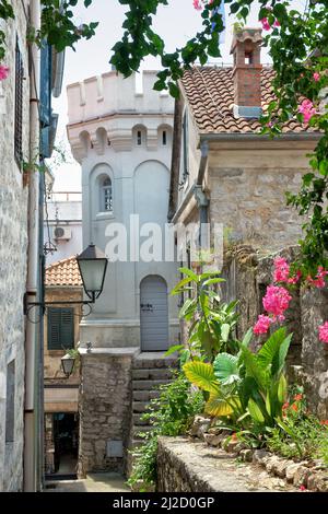 Herceg Novi Old Town in Montenegro Stock Photo - Alamy