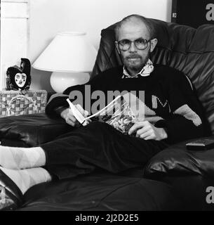 Actor Douglas Lambert at home in North London, Doug is dying from AIDS ...