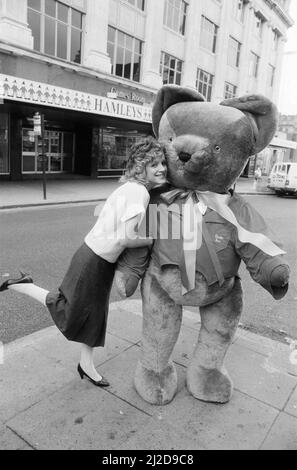 Hamleys toy store, one of the oldest and largest in the world, situated ...