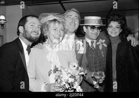 Kenny Everett is best man at the wedding of his former wife Lee. Lee ...