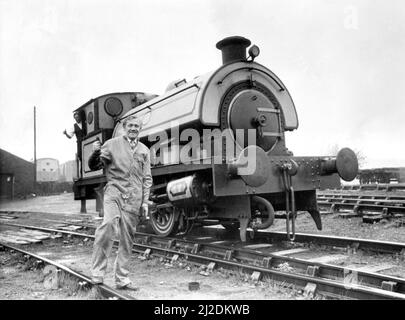 Steam locomotive at Tanfield Railway, Stanley, County Durham, England ...