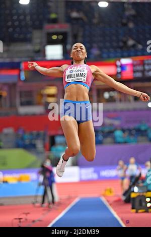 Kendell WILLIAMS of USA Long Jump PENTATHLON Women during the World ...