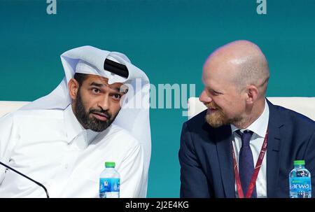 Mattias Grafstrom during a team seminar in Doha, Qatar. Picture date ...