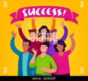 Community people group teamwork success logo Stock Vector Image & Art ...