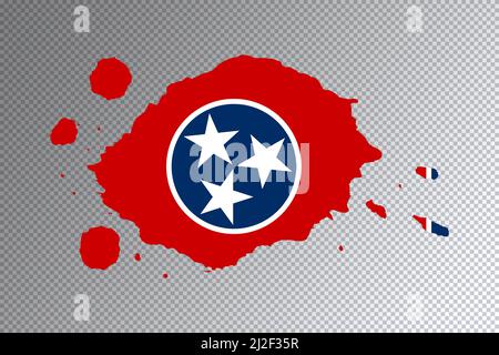Tennessee state flag, Tennessee flag transparent background Stock Photo ...