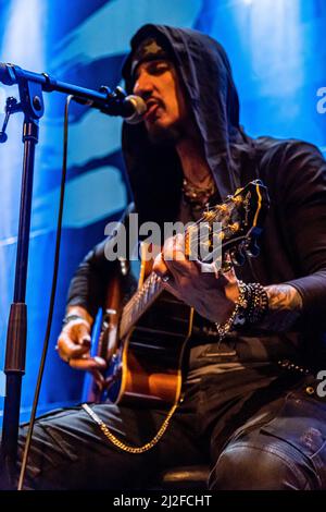 Acoustic concert by the group Megara, at the Sala Berlanga in Madrid ...