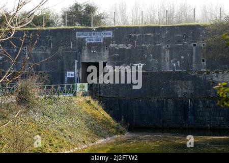 WWI french blockhaus, Fort of Petite-Synthe, Dunkirk, Nord, Hauts-de ...