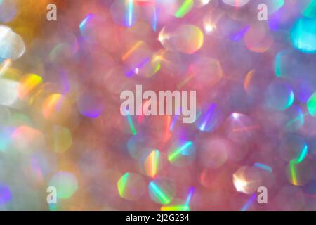Abstract defocused holographic background with shining glitter.Good as ...