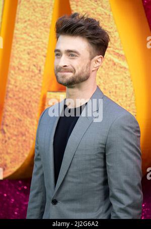 Daniel Radcliffe attends the UK Special Screening of "The Lost City" at ...