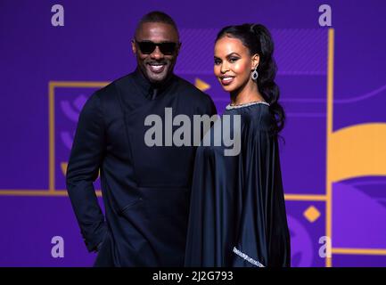 Idris Elba during the FIFA World Cup Qatar 2022 Draw at the Doha ...