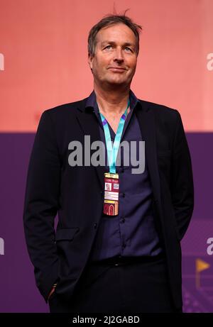 Denmark manager Kasper Hjulmand during the FIFA World Cup Group D match ...