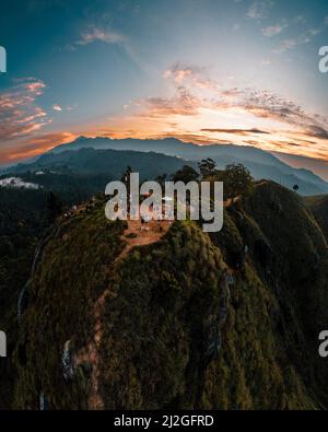 Aerial view of little adam's peak at Sri Lanka Stock Photo - Alamy