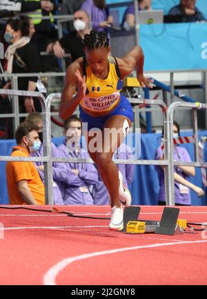 Sada WILLIAMS of Barbados Heats 400M Women during the World Athletics ...