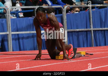 Jessica BEARD of USA 400M Women during the World Athletics Indoor ...