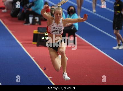Sarah LAGGER of Autriche Long Jump PENTATHLON Women during the World ...