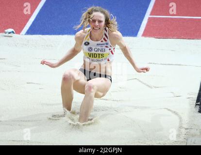 Noor VIDTS of Belgium Long Jump PENTATHLON Women during the World ...