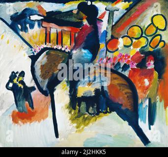 Painting by Wassily Kandinsky, 1910s. Impression III (concert) (1911 ...