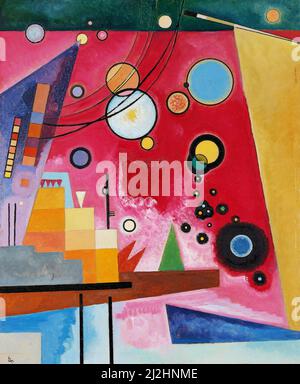 Painting by Wassily Kandinsky, 1920s. Red Spot II (1921 Stock Photo - Alamy