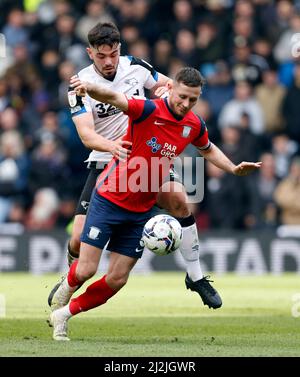 Derby County's Eiran Cashin (left) celebrates with Curtis Nelson after ...
