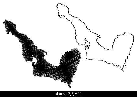 Normanby island (Papua New Guinea, D'Entrecasteaux Islands Archipelago ...