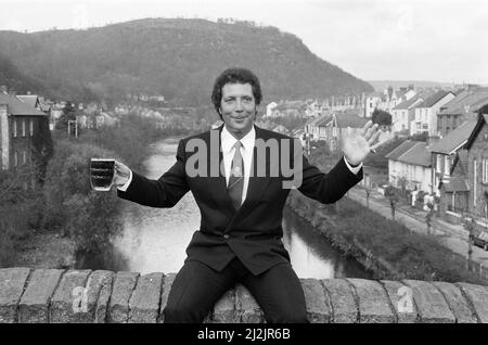 Tom Jones back home in Pontypridd, Wales. Tom visits the house he was ...
