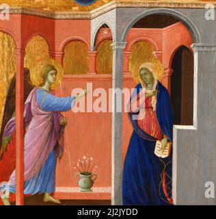 The Annunciation, early 14th century. Artist: Unknown Stock Photo - Alamy