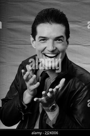 Johann (Falco) Hozel on American Bandstand in 1986 Credit: Ron Wolfson ...