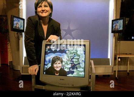 Swedish metereologist Helen Tronstad.(Photographed outside SVT ...