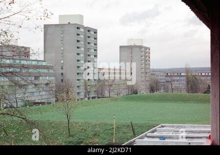 General views of Ferrier housing estate in Kidbrooke, Greenwich, south ...