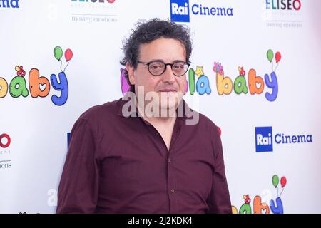 Massimo De Lorenzo attends the photocall of the film "Bla Bla Baby" at ...