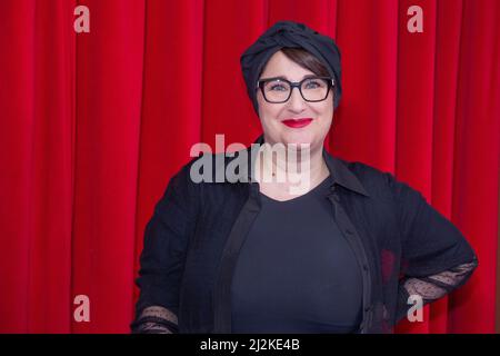 Maria Di Biase attends a photocall of the movie "Tramite amicizia" at ...