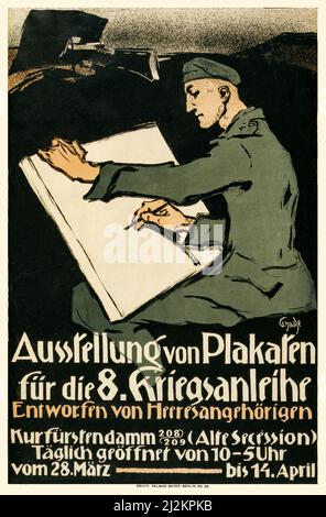 An early 20th century German advertising poster from World War One ...