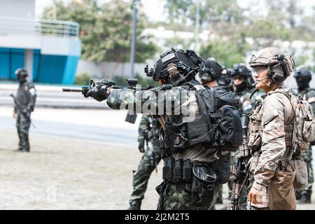 BANGKOK, Thailand -- Members of the Thailand Counter-Terrorism ...