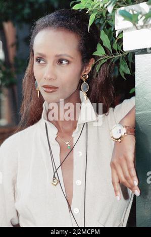 Iman, fashion model and actress, pictured in London, Thursday 26th ...