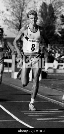 Athlete Steve Cram Steve Cram in action during the Blaydon Road Relays ...