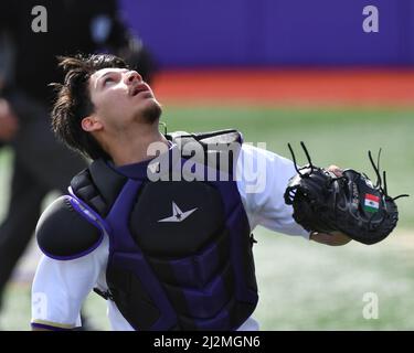 Seattle, WA, USA. 02nd Apr, 2022. Arizona first baseman Tommy Splaine ...