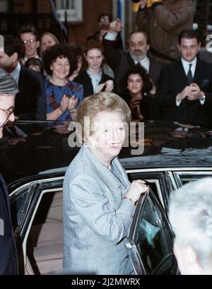 Margaret Thatcher at Smith Square Stock Photo - Alamy