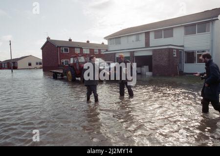 The Towyn Floods of February 1990, A catastrophic combination of high ...