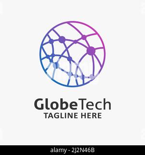 Global sphere design, Communication internet connectivity web ...