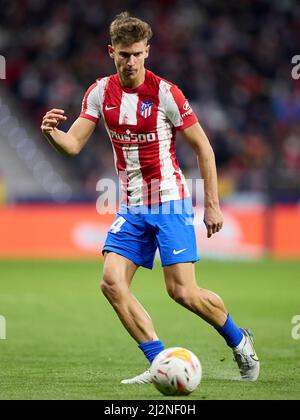 Marcos Llorente of Atletico de Madrid during the Spanish championship ...