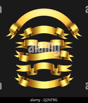 Certificate of achievement template set Background collection set ...