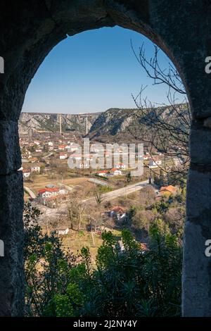 Pocitelj bridge in Bosnia and Herzegovina Stock Photo - Alamy