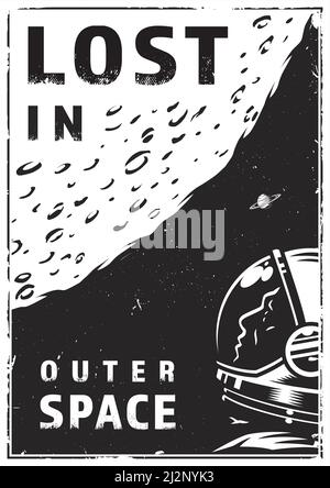 Astronaut icon in monochrome style isolated on white background. Space ...