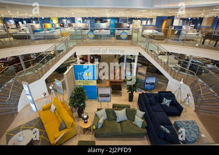 Inside a Furniture Village store Stock Photo - Alamy