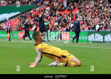 GOAL: Craig Eastmond #15 of Sutton United celebrates scoring with team ...