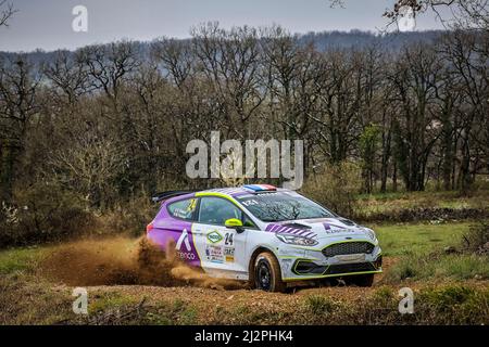 24 CHAPUS Serge, FAVREAU Mathieu, Ford Fiesta Rc3, action during the ...