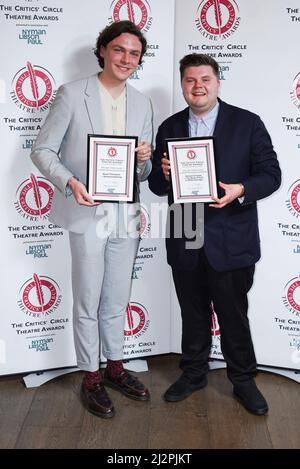 Stuart Thompson (left) and Samuel Creasey with the Most Promising ...