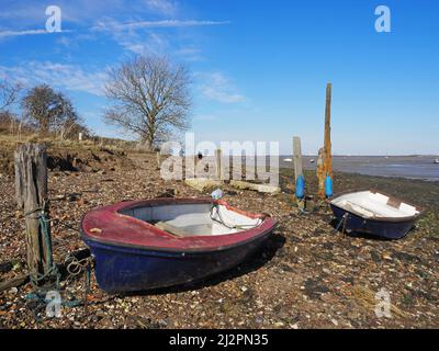 Lower Halstow, village on the River Medway, North Kent, England, UK ...